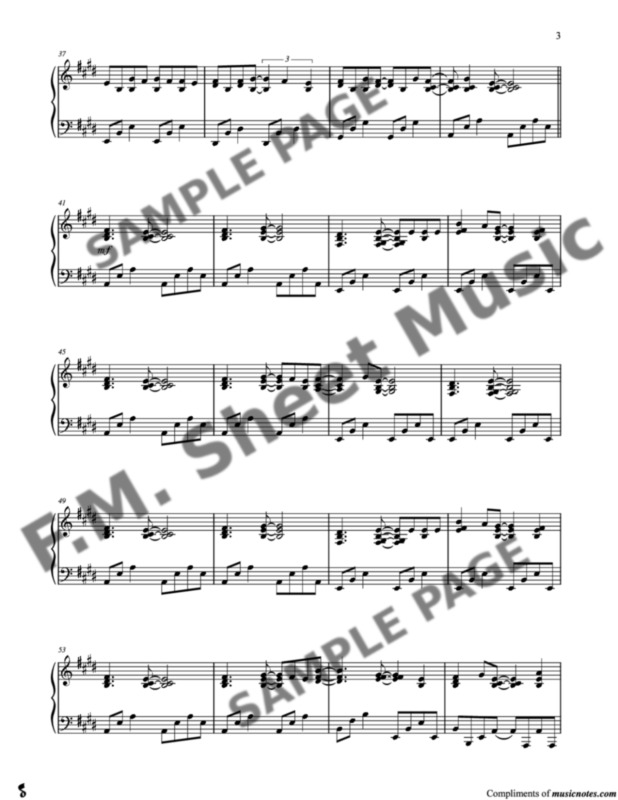 Don't Stop Believin' (Late Intermediate Piano) By Journey - F.M. Sheet ...